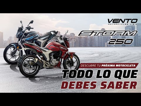 Motocicleta Urbana Vento Storm 300 Negro 2025 | Walmart en línea