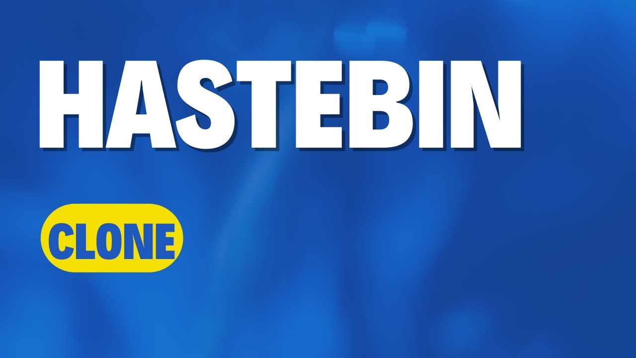 Simples Hastebin clone