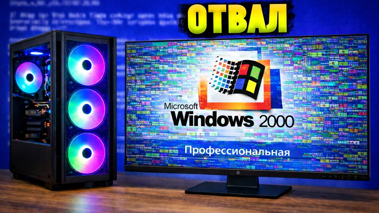 Установится ли Windows 2000 на настоящий современный ПК в 2026 году?
