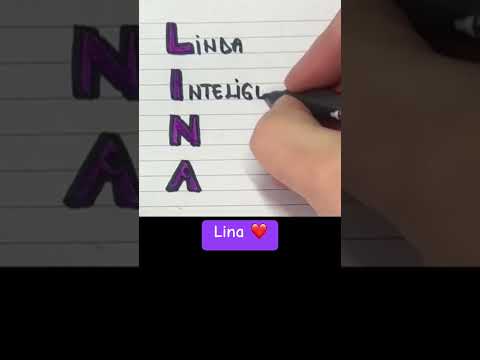 Significado del nombre LINA #significado #nombre #lina