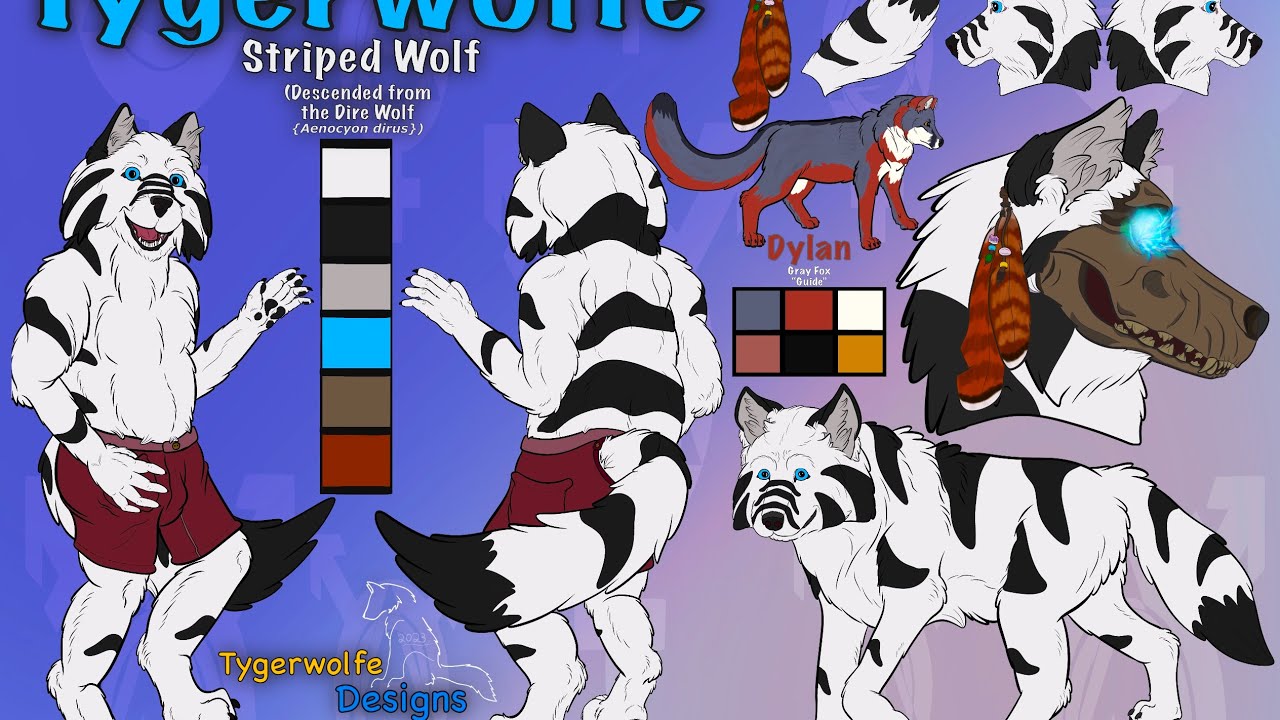 The Making Of A Ref Sheet: Tygerwolfe 2023