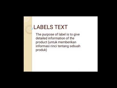 LABEL TEXT