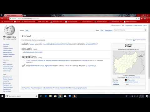 The Karkat wikipedia article
