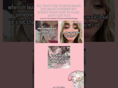 how to make whisper images #pinterest #aesthetic