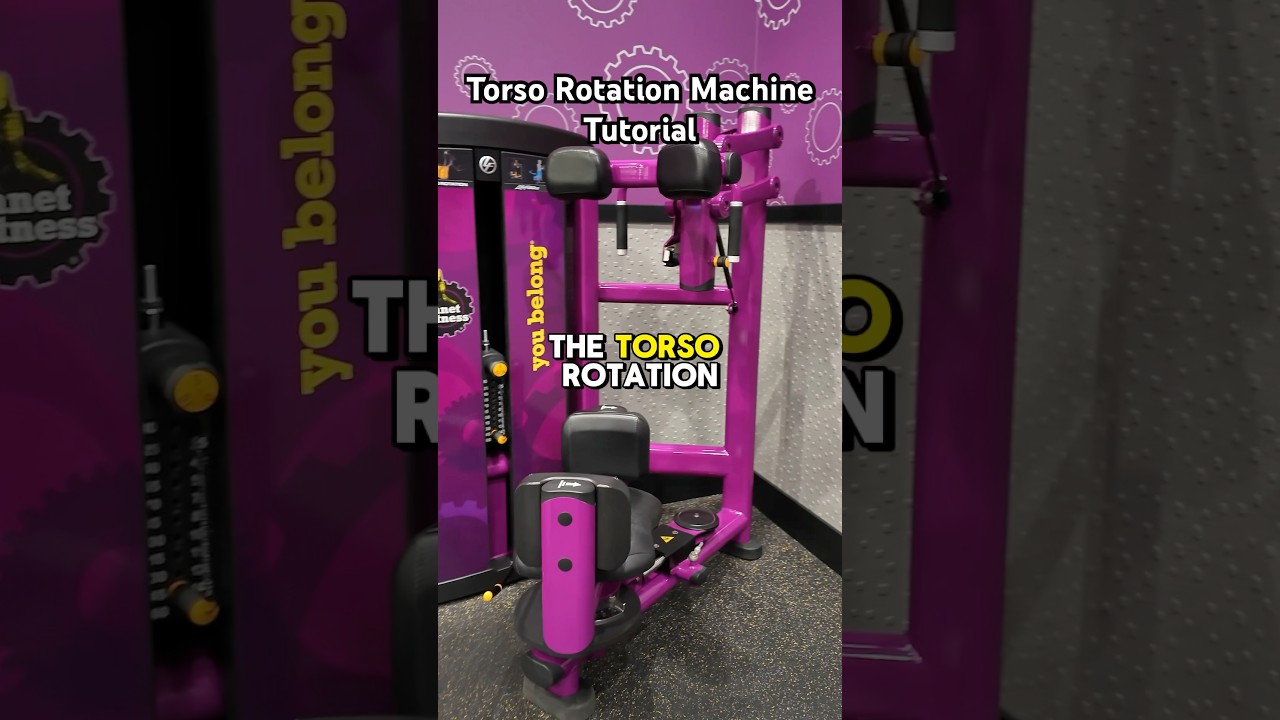 TORSO ROTATION MACHINE 💪🏼 // Use this machine to work your obliques ! #abworkout #planetfitness