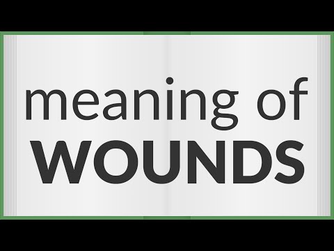 Wounds | meaning of Wounds
