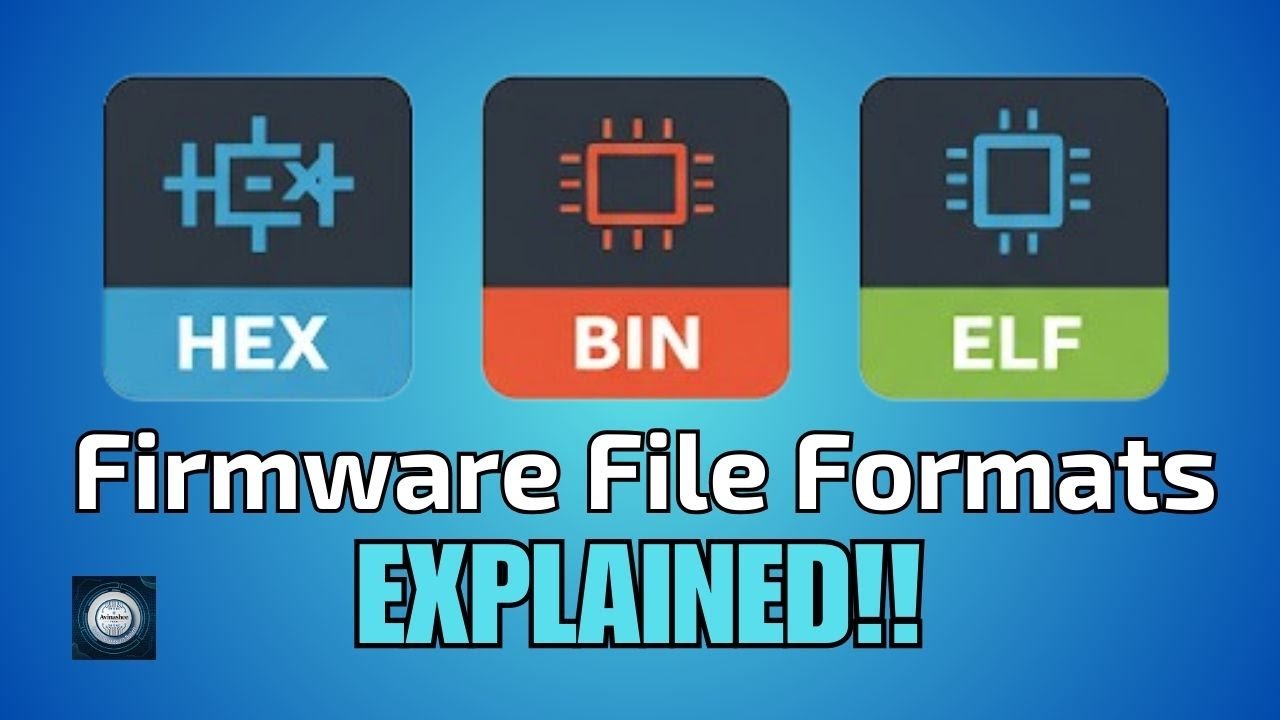 Demystifying Firmware Files: A Visual Breakdown of HEX, BIN, and ELF!