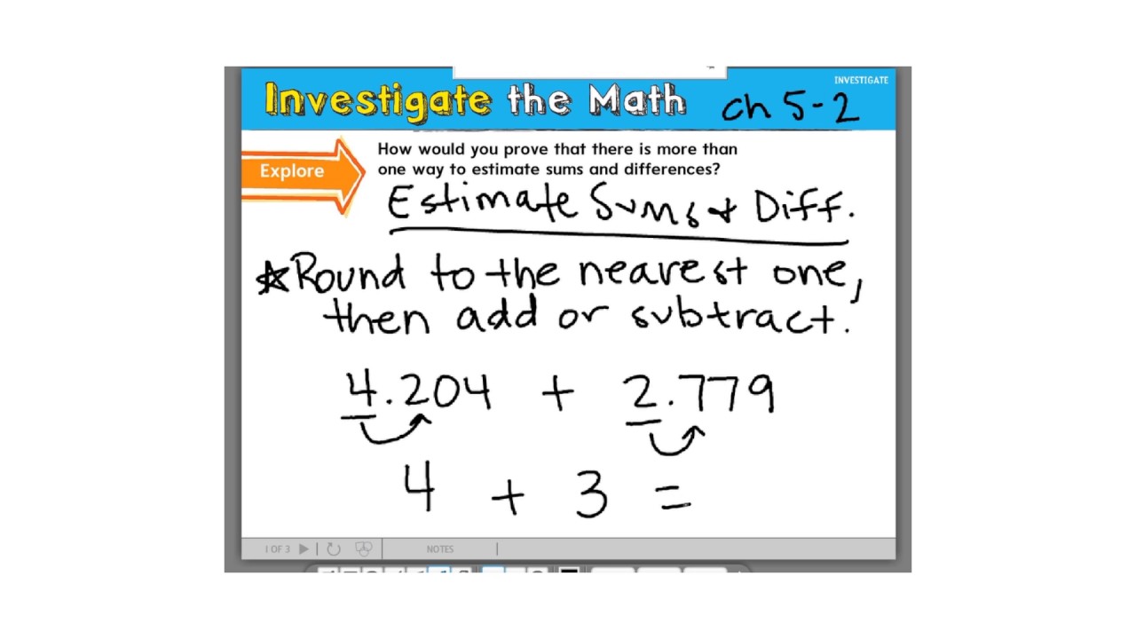 Chapter 5 Lesson 2 Estimate sums and differences pptx