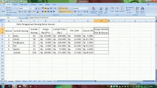 Cara Menghitung Persen Di Excel