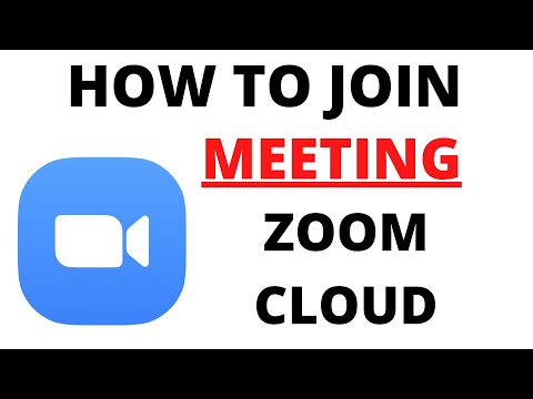 HOW TO JOIN MEETING IN ZOOM CLOUD MEETINGS APP ANDROID AND IOS