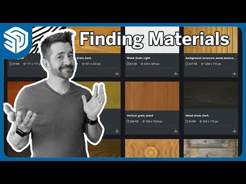 Finding Great Materials on 3D Warehouse