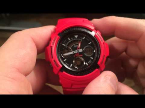 AW-591RED-4A REDMAN Casio G-Shock Watch Review - Limited Edition, Rare
