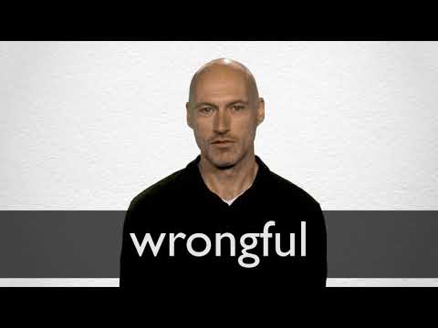 WRONGFUL definition and meaning | Collins English Dictionary