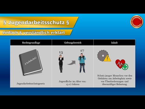 Jugendarbeitsschutzgesetz - 👨🏼🎓 EINFACH ERKLÄRT 👩🏼🎓