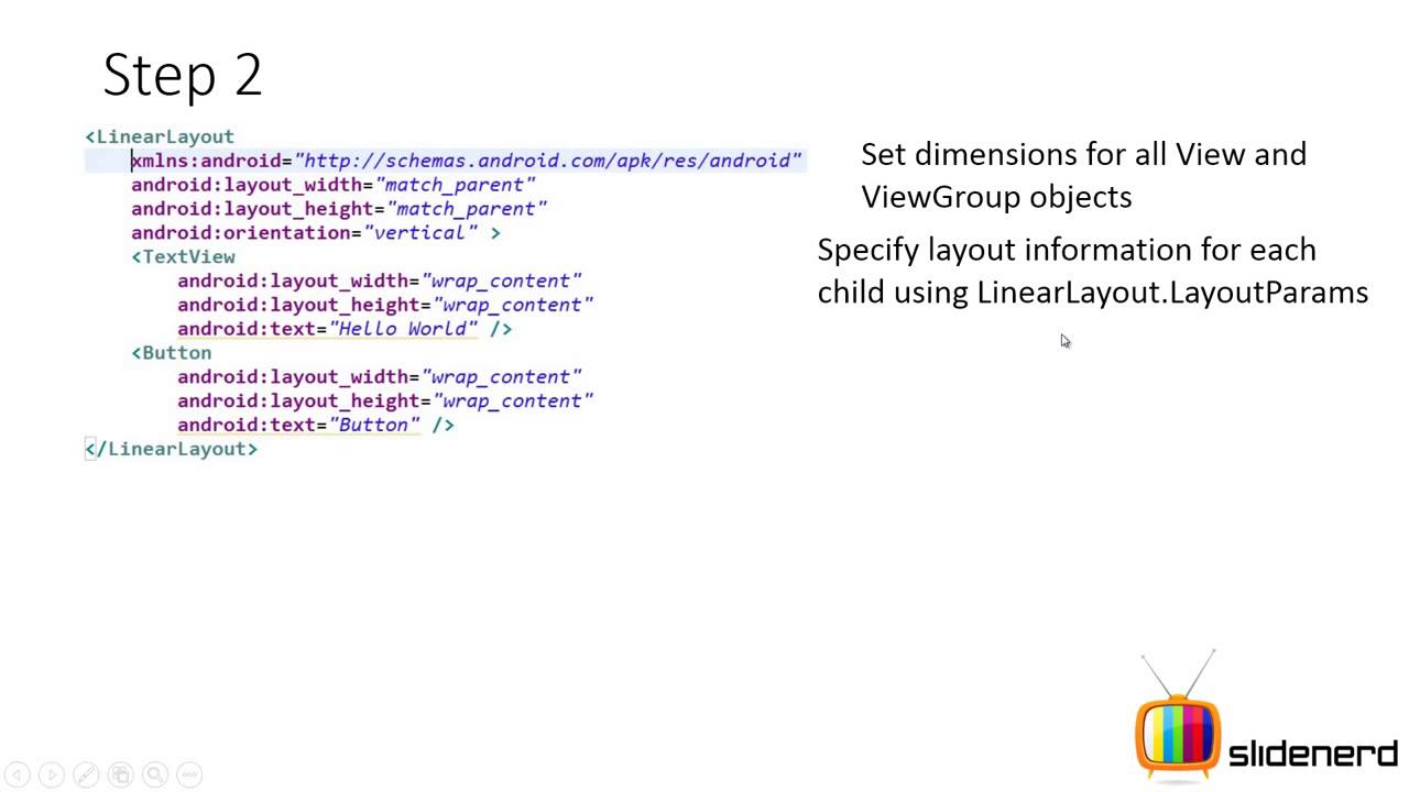 Lession 35 Android Linear Layout Using Java Code Part 1  Android Tutorial HD 1080p HD