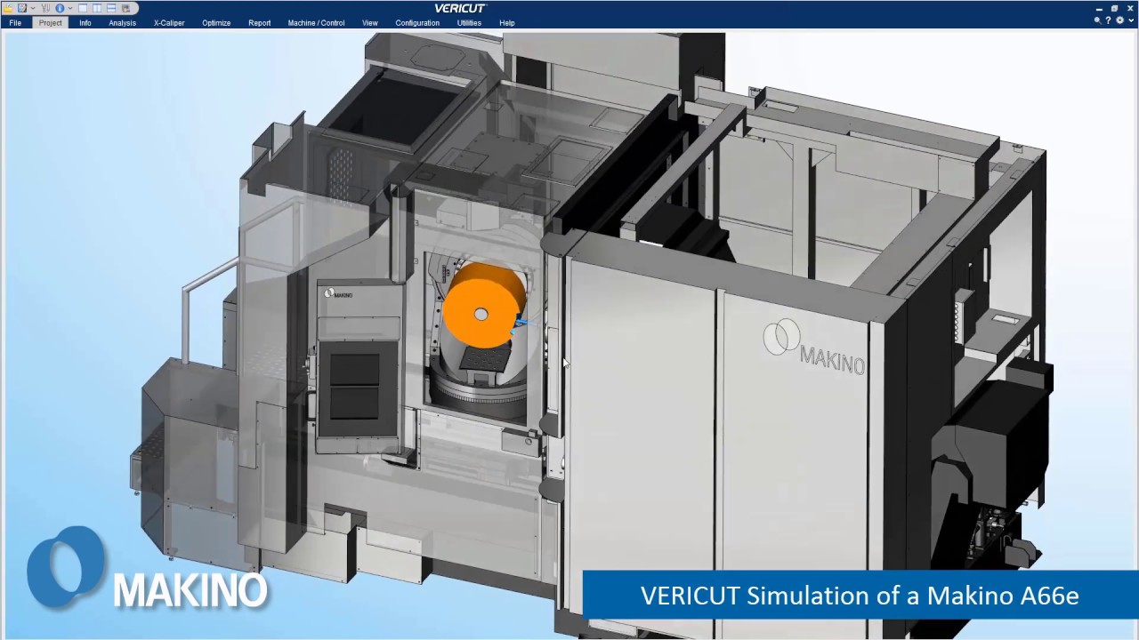 VERICUT Machine Tool Simulation Summary