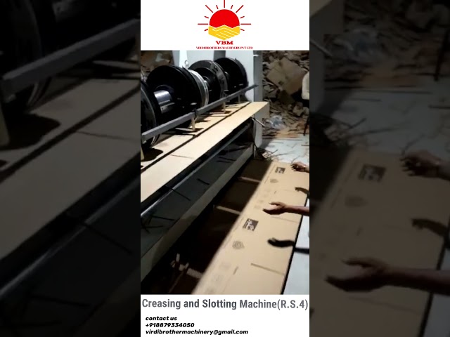 Rotary Creasing And Cutting Machine - Rs4 Rotary Creaser & Slotting ...
