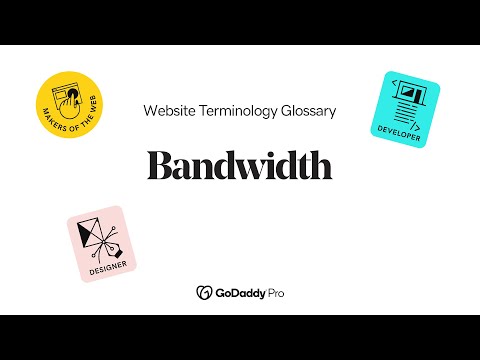 Bandwidth Explained | Web Pro Glossary - Website Hosting Vol.1