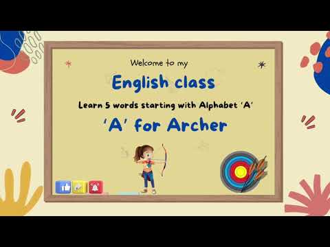 5 words starting with English Alphabet 'A'