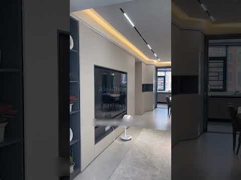 Living room magnetic track light #lights #lightdesign #led #ledlights