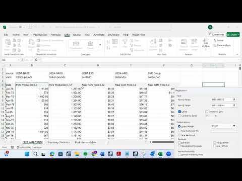 Summary Statistics and Regression
