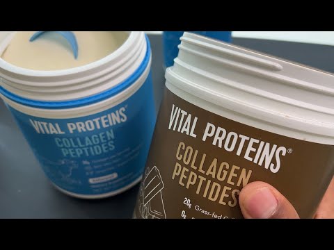 Vital Protiens Collagen Peptides Chocolate vs Unflavored