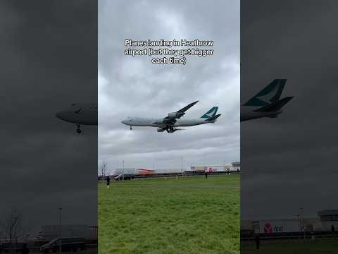 Plane spotting from the smallest to the largest plane in Heathrow airport #aviation #a380#boeing747