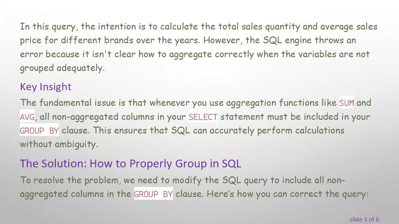 Resolving the SQL Error: Near 