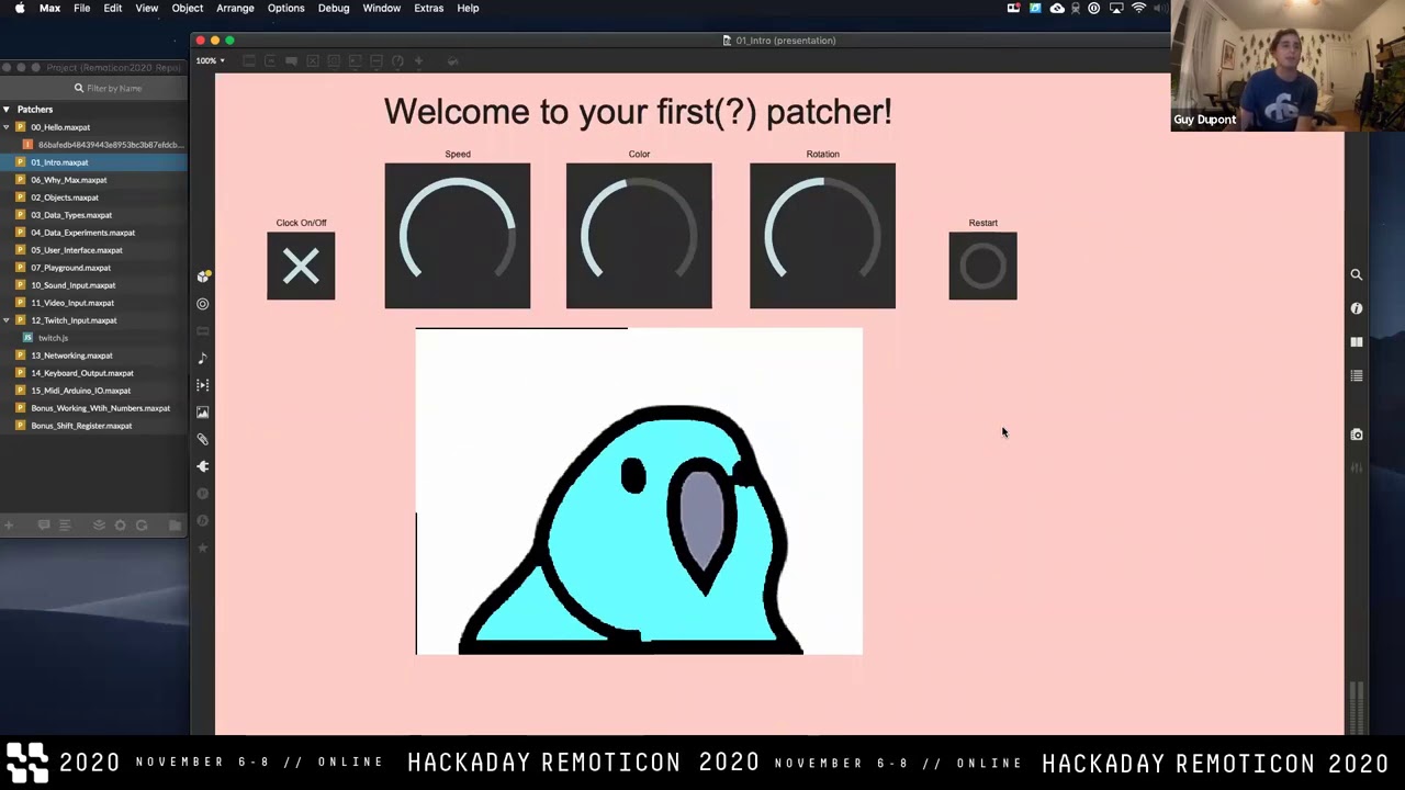 Remoticon 2020 // How to Use the Max Graphical Programming Language