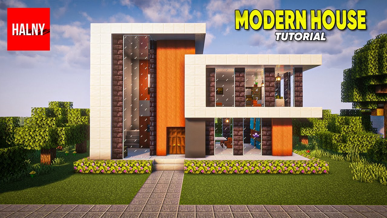 how to build a realistic modern house in minecraft - Minecraft Builders