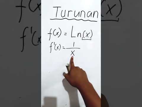 Turunan Logaritma Natural f(x)=Ln(x) #Shorts
