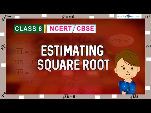 Squares & Square Roots | Square Roots |Estimating Square Roots | #ncert | #class8 | #chapter6 #tys