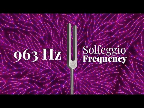 PINEAL GLAND Activation Frequency 963 Hz | Crown Chakra Healing | Pure Tone | Tuning Fork Sound Bath