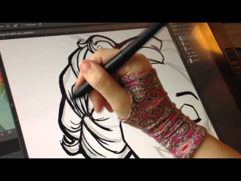 Inking in Photoshop