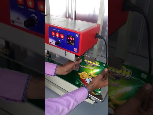 Continuous Bag Sealer - Atta Packing Machine Manufacturer from Rajkot
