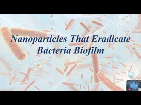 Nanoparticles that Eradicate Bacterial Biofilm #bacterialbiofilm #bacteria #nanoparticles