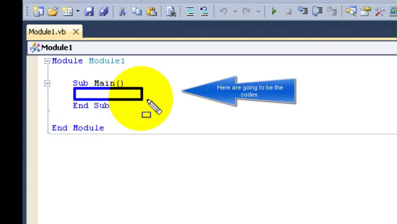 Microsoft Visual Basic 2010 Express - Console Application Tutorial 1 [Hello World]