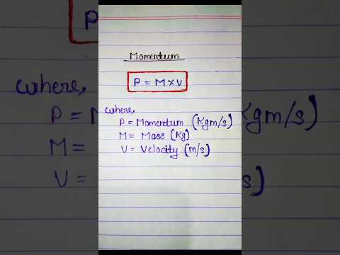 Momentum Formula || Class 9 ||Science|| #viral #education #youtubeviews #exam #viral #physics