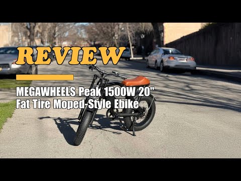 MEGAWHEELS 1500W 20" Fat Tire Electric Bike Review