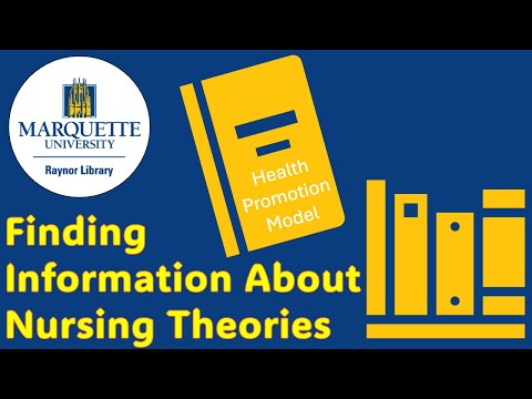 Finding Information About Nursing Theories