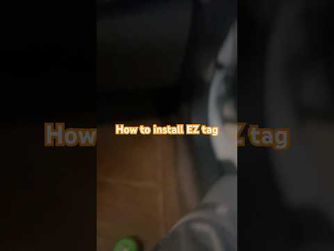 How to apply ez tag ll where to stick ez tag