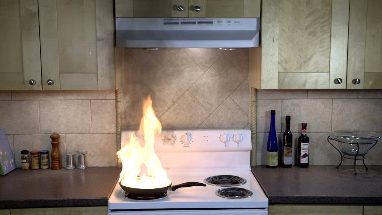 StoveTop FireStop Rangehood Demonstration