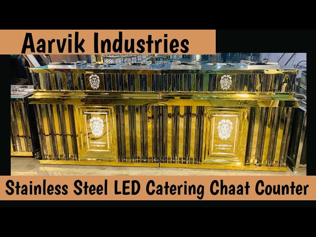 Display Counter - Latest Design Of Stainless Steel LED Catering Fruit ...