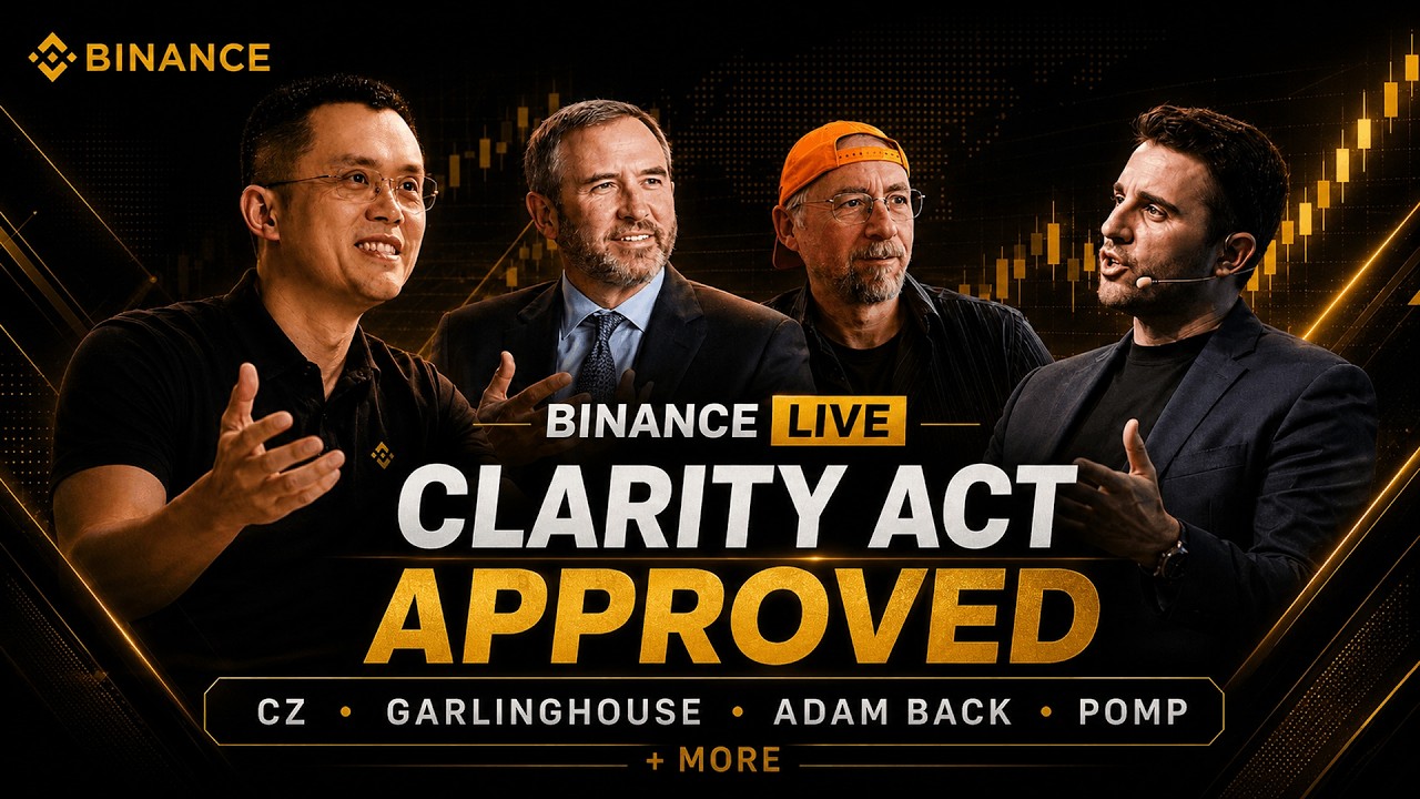 LIVE. CZ & Industry Leaders Give Insights on Digital Asset Market Clarity Act