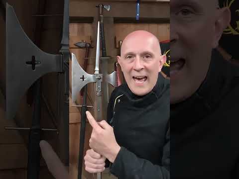 Pollaxe does NOT mean Pole Axe. Medieval weapons. #martialarts #history #medieval