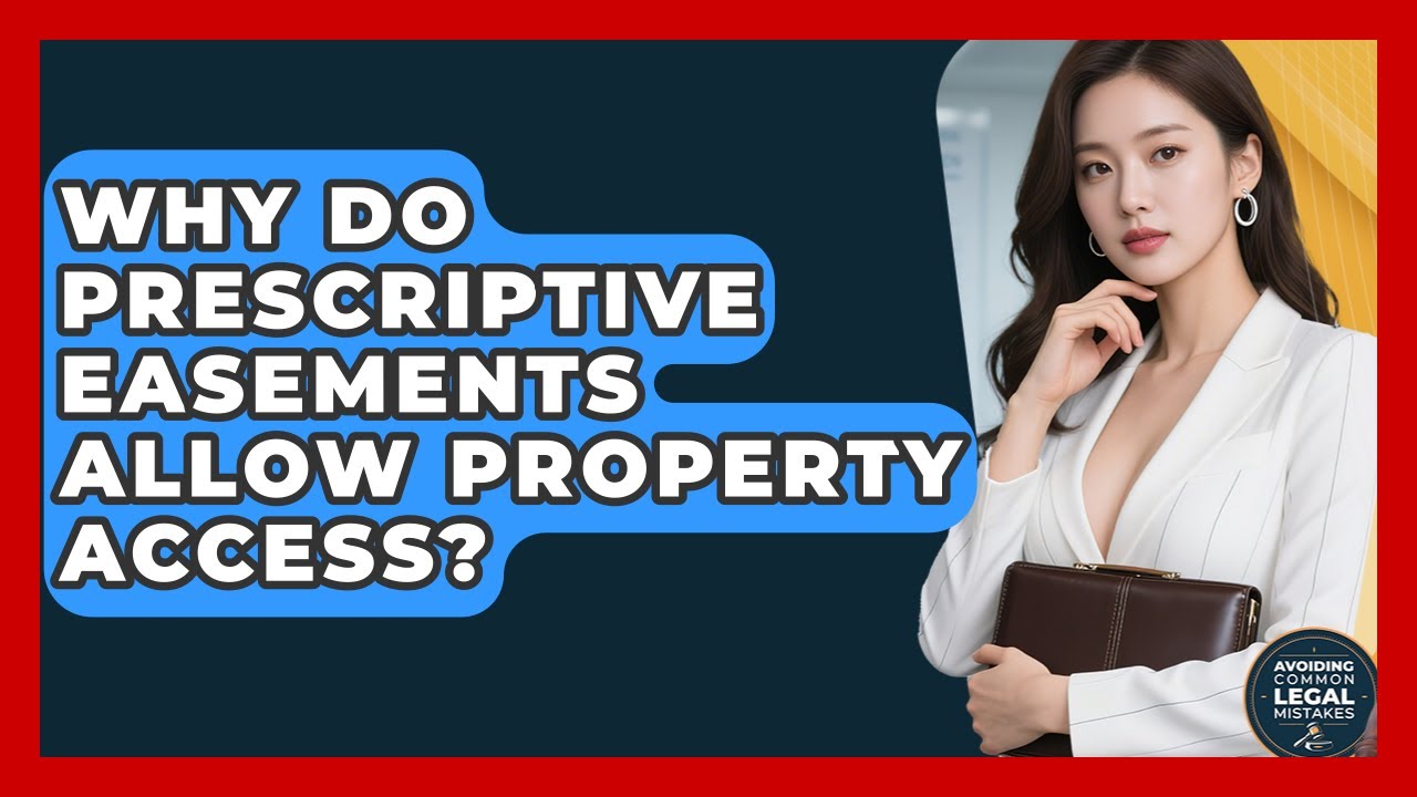 Why Do Prescriptive Easements Allow Property Access? - Avoiding Common Legal Mistakes