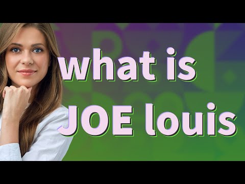 Joe louis | meaning of Joe louis