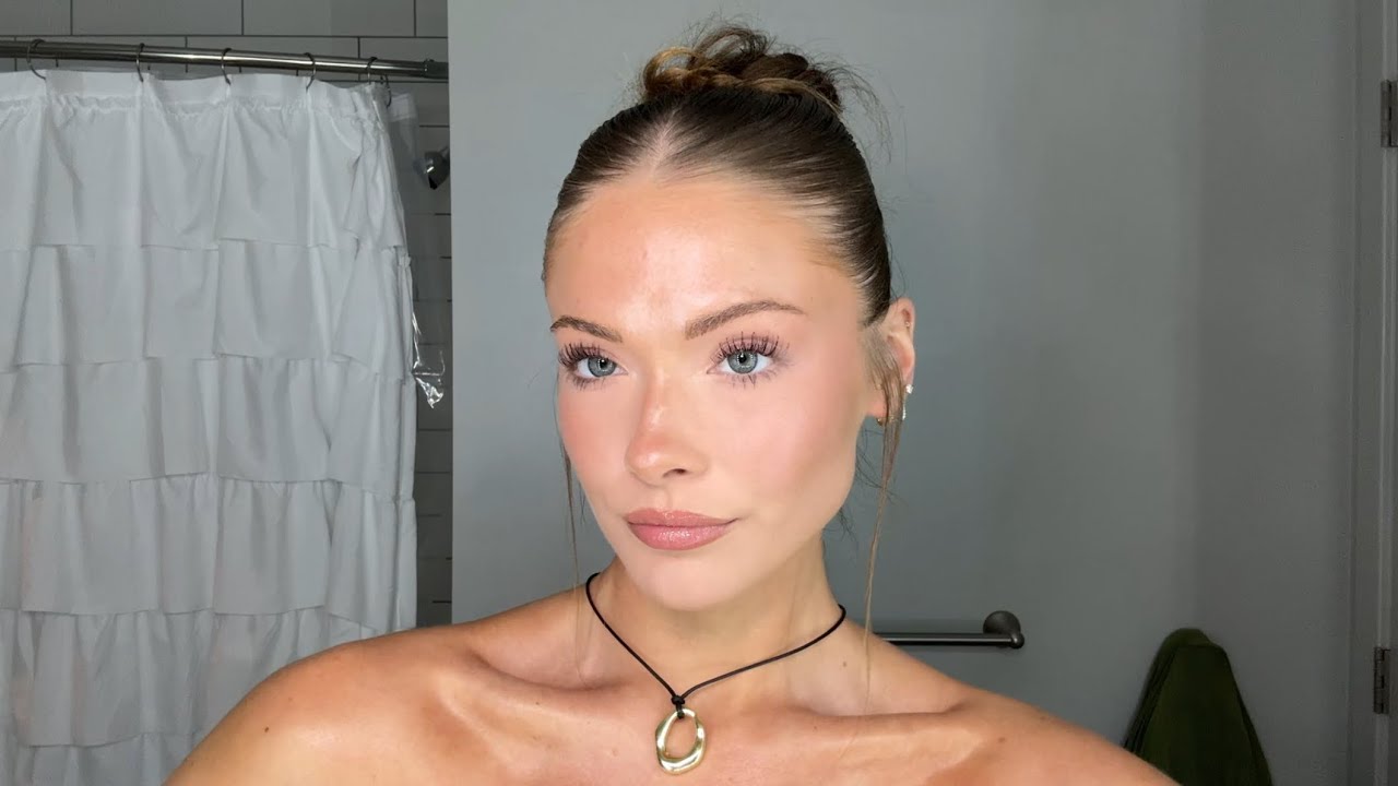 soft glam for spring makeup tutorial 🌸✨💆🏼‍♀️👙
