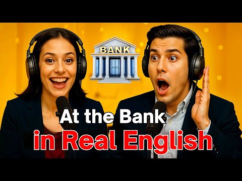English at the Bank 🏦 | Learn Real English with Podcast 🎧 | English Podcast Zone