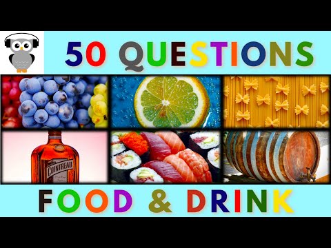Food & Drink Quiz Trivia #4 | Grapes, Limonana, Pasta, Cointreau, Sushi Rice, Wine Barrel